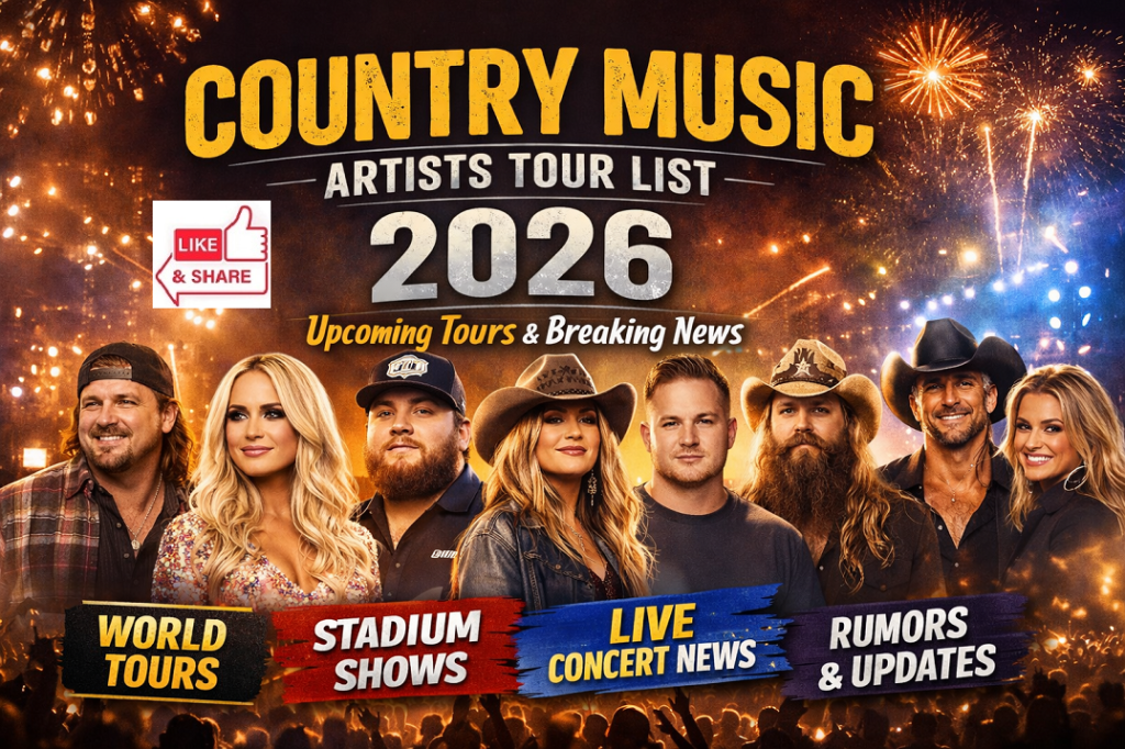 Country Music Artists Tour List 2026 Biggest Country Tours, Rumors, and ...